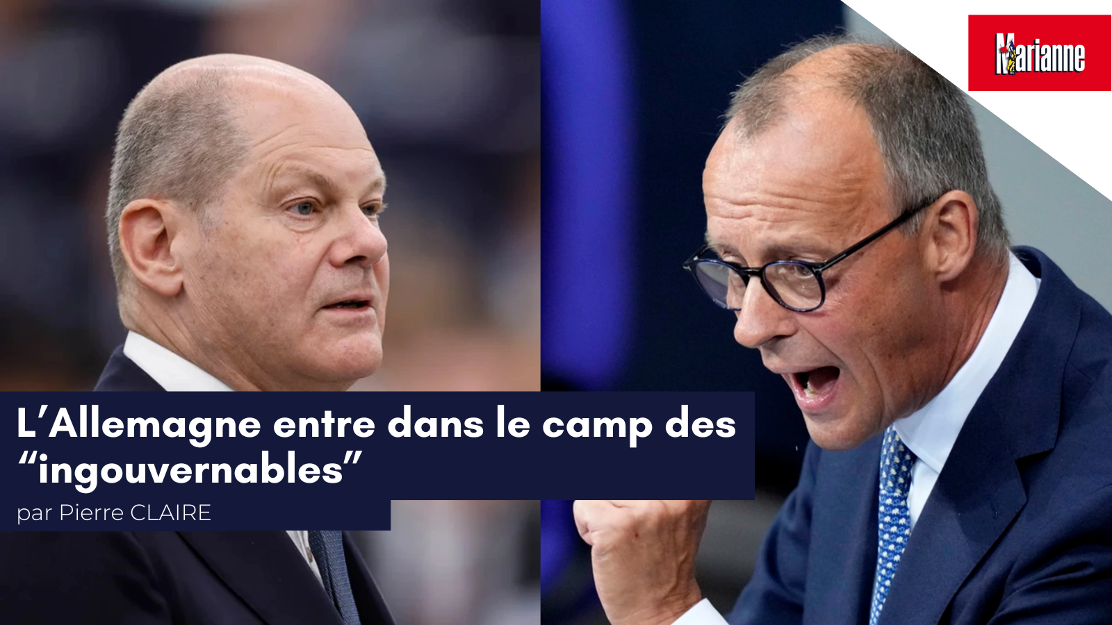 Pierre Clairé pour Marianne : « L’Allemagne entre dans le camp des ...